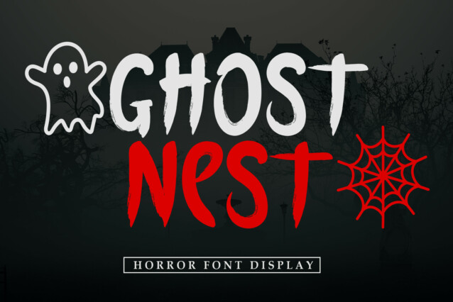 Ghost Nest Display Font - FreeFontDL