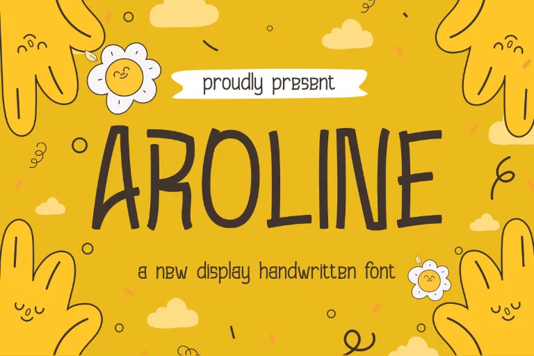 Aroline Font - FreeFontDL
